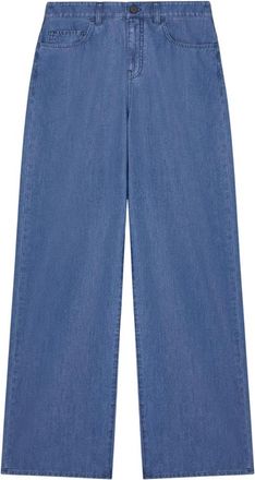 Emporio Armani Femme, Jeans, Bleu, Taille: W27 Wide Cotton Jeans