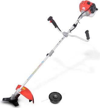 Hecht Hecht - Motorsense Freischneider Benzin 43 cm 2 Takt Rasen Gras Kanten Schneider Trimmer