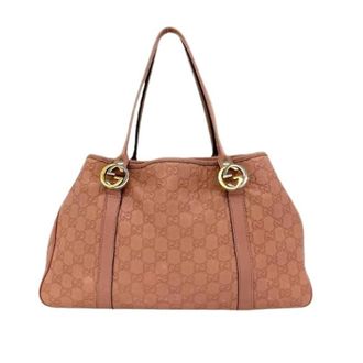 Gucci Pre-owned GG Twins Leder Shopper - - Pre-owned - Damen - Rosa - ONE SIZE