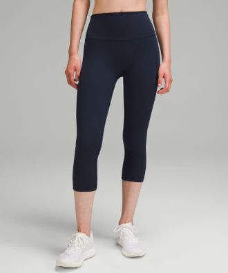 lululemon Pantacourt Wunder Train taille haute pour Femmes - 53 cm - Bleu - Taille 12