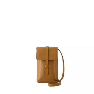 Ines De La Fressange Hobo Bags - Leonore Crossbody - Leather - Camel - Gr. unisize - in Braun - für Damen