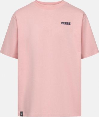 Derbe Derbe T-Shirt Moin Franz Herren Rosa GOTS Organic