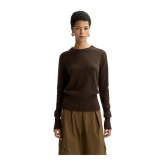 Soft Goat Cashmere-Pullover - - Knitwear - Damen - Braun - S