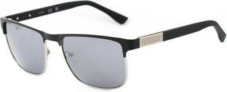 Guess Homme, Accessoires, Gris, Taille: ONE Size Lunettes de soleil &agrave; monture m&eacute;tallique