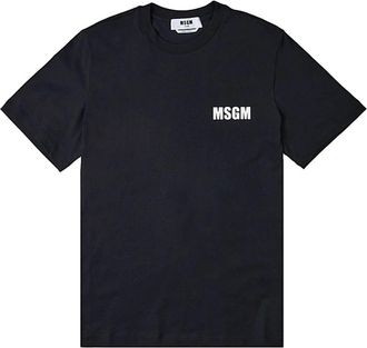 Msgm Msgm, Femme, Tops, Noir, Taille: 44 FR T Shirt