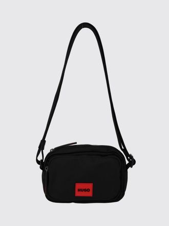 HUGO BOSS Ethon 3.0 Umh&auml;ngetasche aus recyceltem Nylon mit Logo-Patch