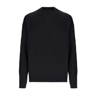 Laneus Rundhals-Strickware - - Knitwear - Herren - Schwarzk - S