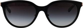 Tiffany & Co. unisex, Accessoires, Noir, Taille: 55 MM Lunettes de soleil rondes