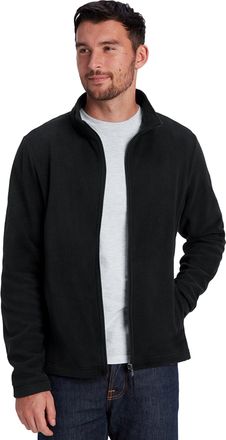 TOG24 Revive Herren Fleecejacke Warm Strickjacken D&uuml;nn Leicht Outdoor Fleecejacken Sweatjacke Winterjacke M&auml;nner mit Full Zip F&uuml;r Wander Freizeit Sport Schw