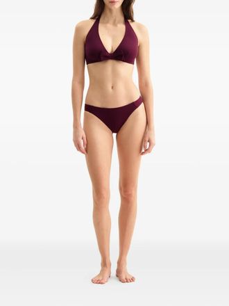 Eres Womens Bow-Embellished Halter-Neck Bikini Top Aw25 W