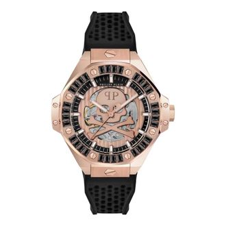 Philipp Plein Automatik Herrenuhr Plein $keleton Royal - - Accessories - Herren - Schwarzk - ONE SIZE