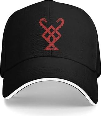 Generic Casquette dHomme, Casquette Rune Baseball Vintage Hip Hop Chapeaux d&eacute;t&eacute; Unisex pour Sports de Plein air pour Hommes Casquettes de Baseball