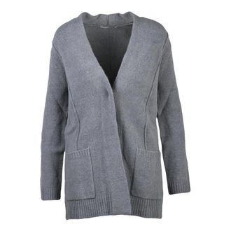 KANGRA Langer Cardigan - - Knitwear - Damen - Grau - S