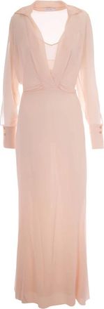 Patrizia Pepe Femme, Robes, Rose, Taille: 40 FR Chemisier Midi Dress