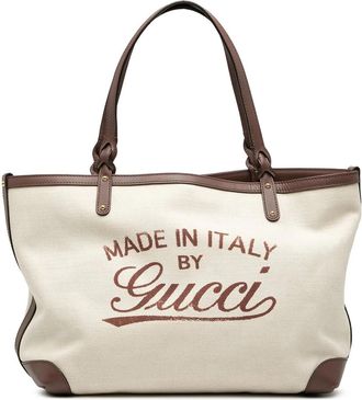 Gucci Shopper - Canvas Craft Tote - Gr. unisize - in Braun - f&uuml;r Damen