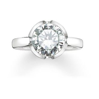 Thomas Sabo Thomas Sabo Damen Fingerring 925 Silber Silber Tr2036-051-14 - - Accessories - Damen - Grau - 54 MM