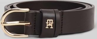 Tommy Hilfiger G&uuml;rtel aus echtem Leder mit Logo-Applikation