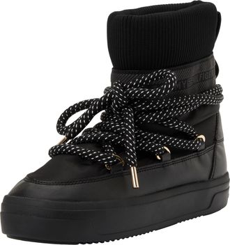 Tommy Hilfiger Damen Snow Boot Water Repellent Fw0Fw09260 Outdoor-Stiefel, Black (Black), 40 EU