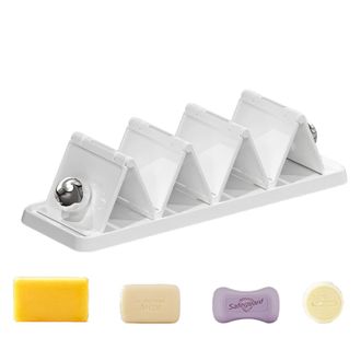 Generic Seifenst&auml;nder - Teleskop-Seifenschale F&uuml;r Den Haushalt, Faltbare Aufbewahrung Mit Abfluss | Seifenhalter Mit Saugnapf F&uuml;r Die Dusche | F&uuml;r Schwammdusc