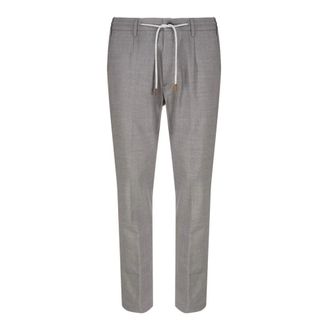 Eleventy Homme, Pantalons, Gris, Taille: W30 Straight Pantalons