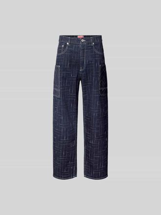Kenzo Jeans mit Allover-Stickerei