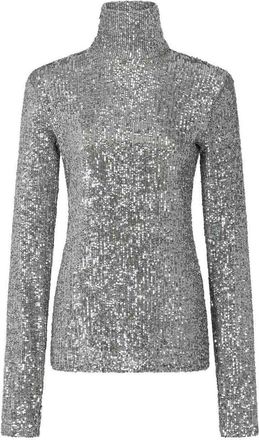 Paco Rabanne Pull Col Rond - Argent