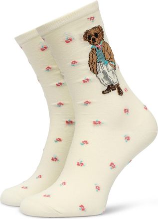 Polo Ralph Lauren Lange Socken Polo Ralph Lauren 455P10244001 &Eacute;cru