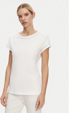 Luisa Spagnoli T-Shirt Brescello 542123 Wei&szlig; Regular Fit