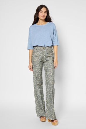 Gerard Darel T-shirt oversize en coton - GERVOISE - Bleu ciel