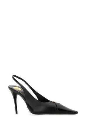 Saint Laurent Babylone 90 Slingback Heel - Black