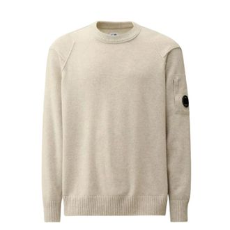 C.P. Company C.p. Company, Herren, Strickwaren, Wei&szlig;, SGr&ouml;&szlig;e