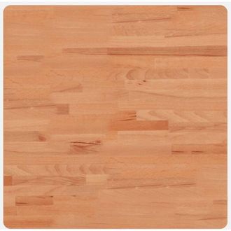 vidaXL Dessus de table 60x60x4 cm carré bois massif de hêtre Vidaxl