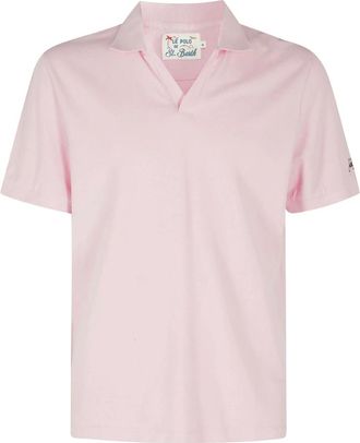 MC2 Saint Barth Homme, Tops, Rose, Taille: XL Short Sleeve Chemises