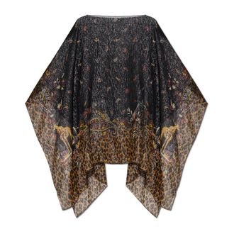 Etro Poncho en soie - Femme - Vestes - Multicolore - Taille: ONE Size