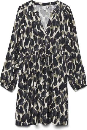 Vero Moda Vmfanini L/S Short Dress WVN Btq Ga