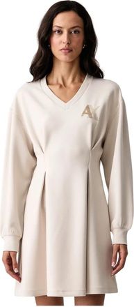 A|X Armani Exchange Ausgestelltes Minikleid - - Dresses - Damen - Beige - S