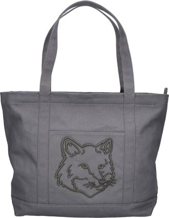 Maison Kitsun&eacute; Tote Bag Fox Head