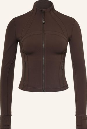 lululemon Lululemon Trainingsjacke Define Cropped braun