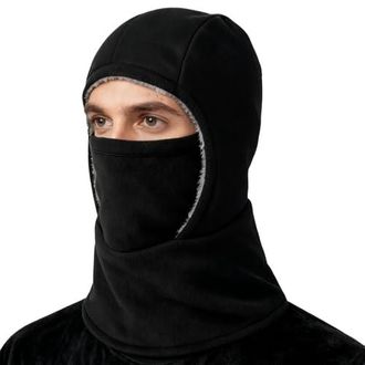 Generic Couvre-t&ecirc;te - Cagoule en polyester thermique - Coupe-vent imperm&eacute;able - Pour homme et femme - Pour &eacute;quitation, cyclisme, ski, randonn&eacute;e, course &agrave; pied