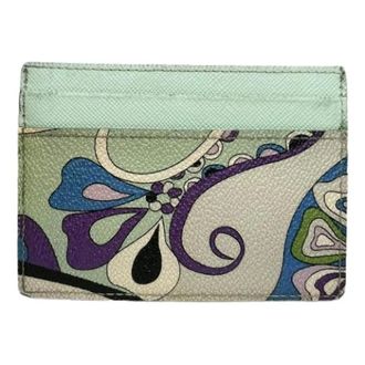Emilio Pucci Portefeuille en cuir Pre-owned - Femme - Pre-owned - Multicolore - Taille: ONE Size