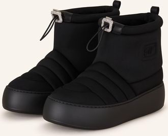 Roger Vivier Boots Viv Mit Schmucksteinen schwarz