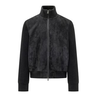 HUGO BOSS H-Meter Leather - - Jackets - Herren - Schwarzk - 2XL