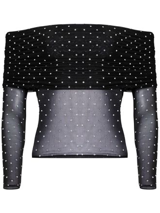 Retrofête haut Oriana - Noir