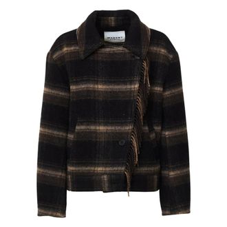 Isabel Marant Galeane Wollmantel - - Jackets - Damen - Mehrfarbig - M