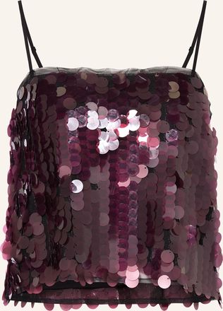 Mrs & Hugs Mrs & Hugs Top Mit Pailletten rot