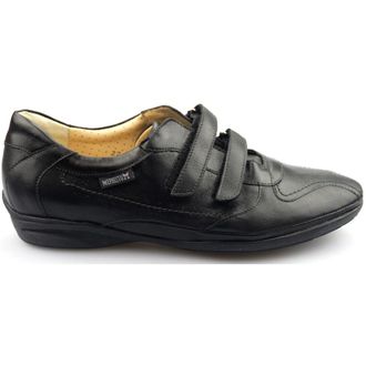 Mephisto Schwarzer Ledersneaker mit Doppeltem Klettverschluss - - Shoes - Damen - Schwarzk - 37 1/2 EU