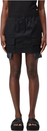 Disclaimer Femme, Jupes, Noir, Taille: 42 FR Jupe en Coton pour Femmes