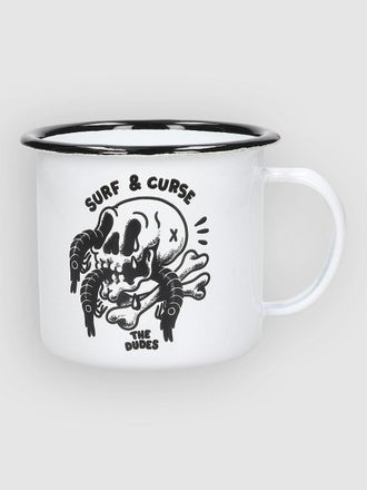 THE DUDES Surf And Curse Enamel Mug multicolor