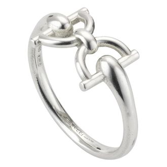 Gucci Staffa Ring - - Accessories - Damen - Grau - 53 MM