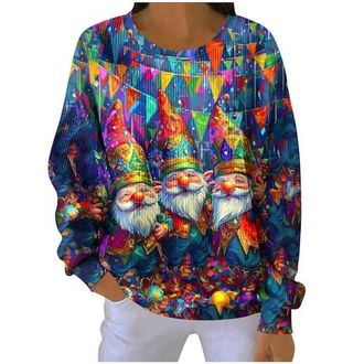 Generic Sweat &agrave; capuche d&eacute;contract&eacute; &agrave; manches longues et col rond c&ocirc;tel&eacute; pour femme, blanc, 3XL